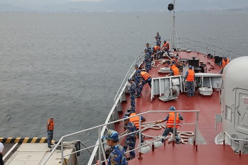 Tàu 016-Quang Trung xuất phát tham gia diễn tập ADMM+ và dự triển lãm ...