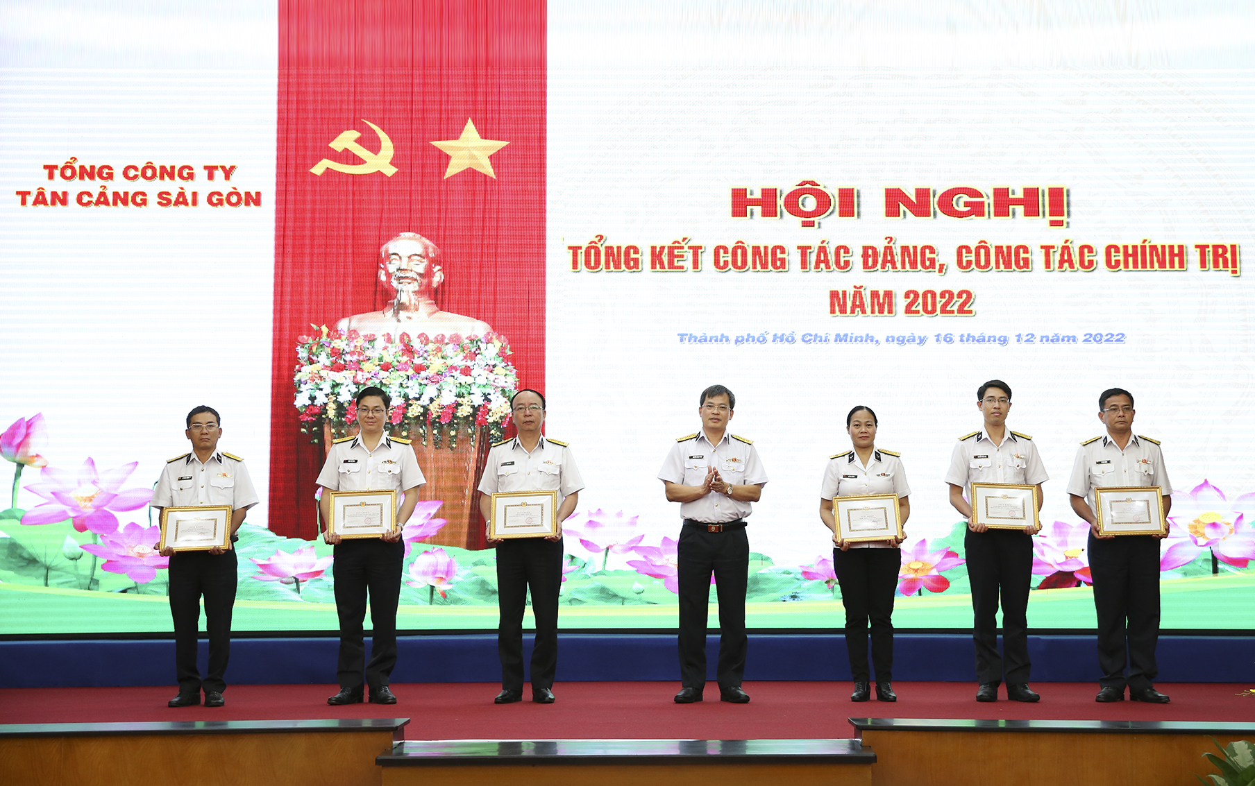 Tổng công ty Tân cảng Sài Gòn tổ chức Hội nghị CTĐ, CTCT năm 2022